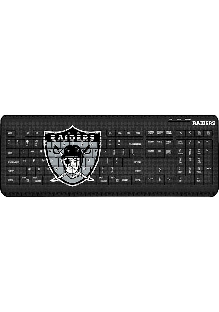 Las Vegas Raiders BLACK Historic Linen Wireless Keyboard - 28252901