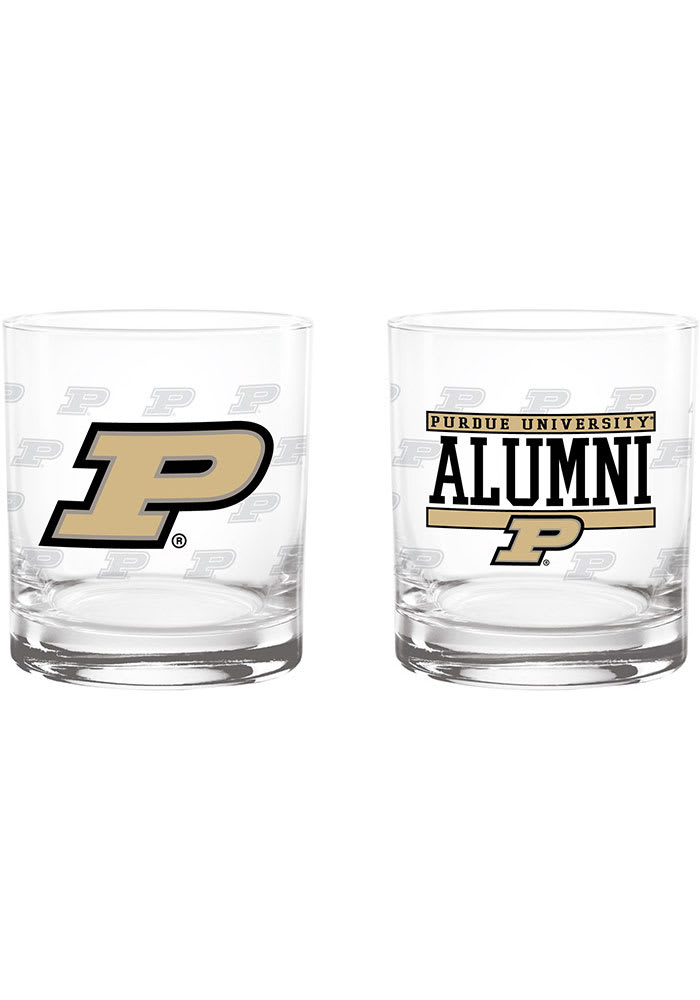 Purdue Boilermakers BLACK 14oz Alumni Rock Glass - 2840193