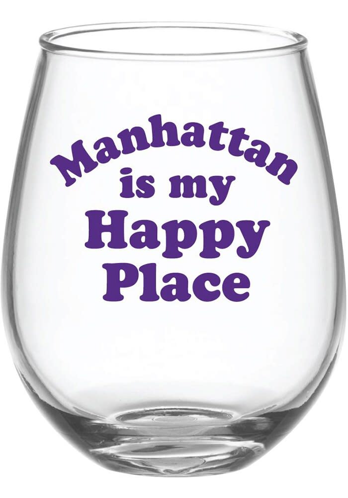 Manhattan PURPLE 15oz Stemless Wine Glass - 2840764