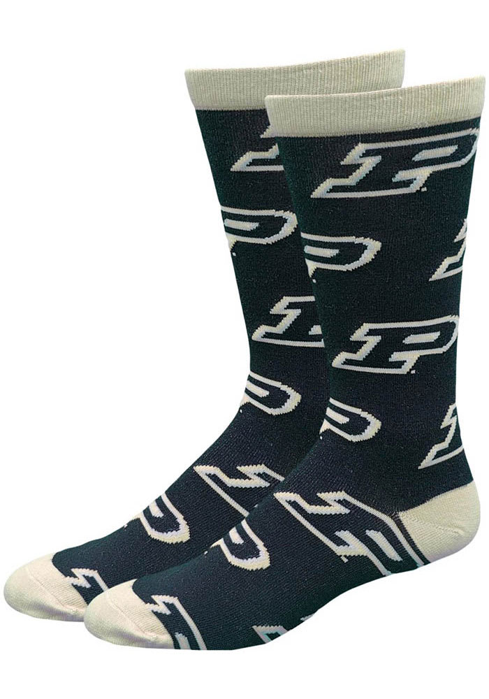 Purdue Boilermakers GOLD Allover Mens Dress Socks - 2860125