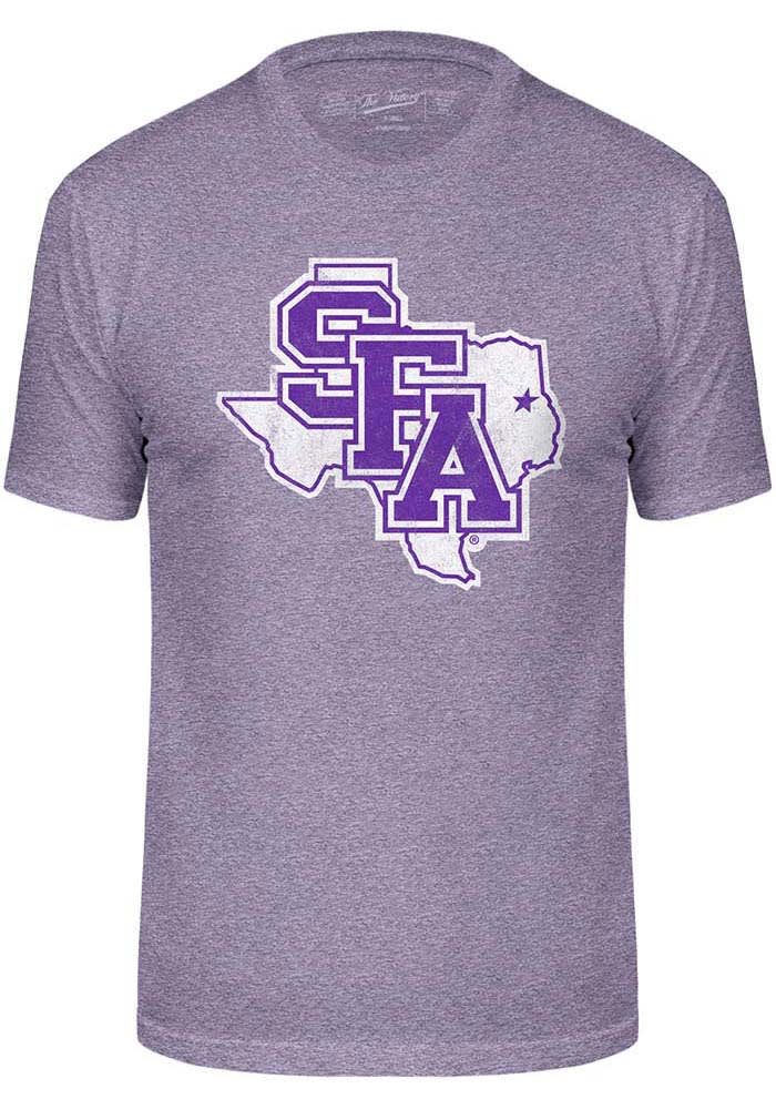 SFA Lumberjacks Triblend Distressed Logo Short Sleeve Fashion T Shirt ...