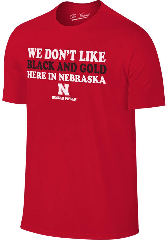 Nebraska Cornhuskers Red Husker Power Short Sleeve T Shirt - 28811907