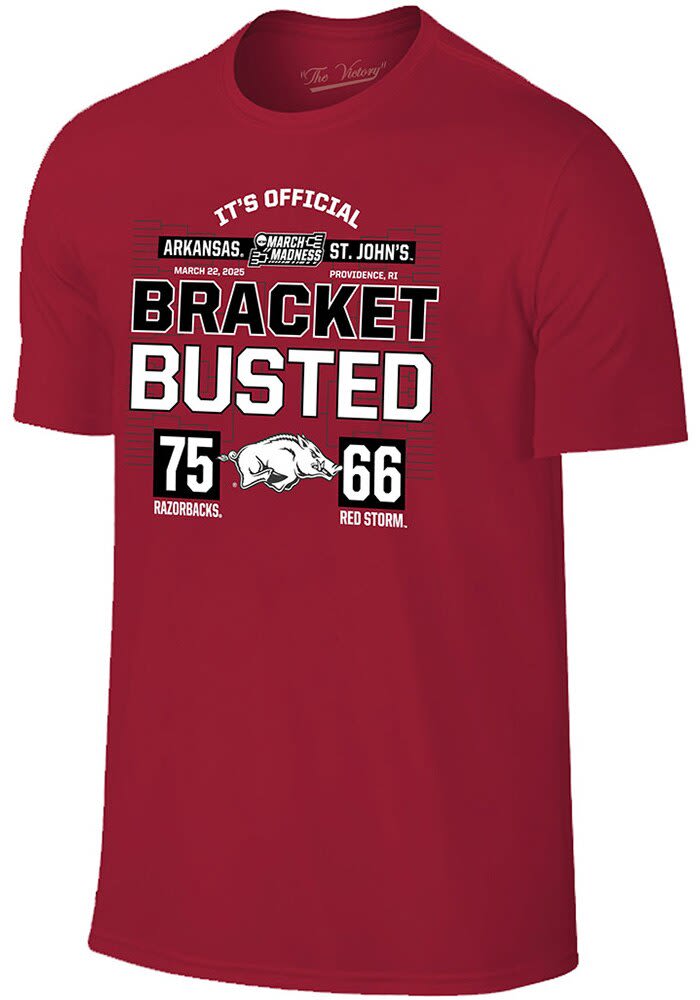 Arkansas Razorbacks CARDINAL 2025 Sweet 16 Bracket Buster Score Short ...