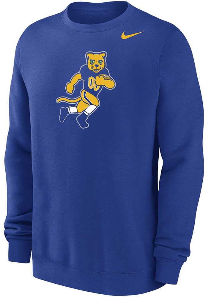Nike Mens BLUE Pitt Panthers Football Football Roc Club Fleece Long ...