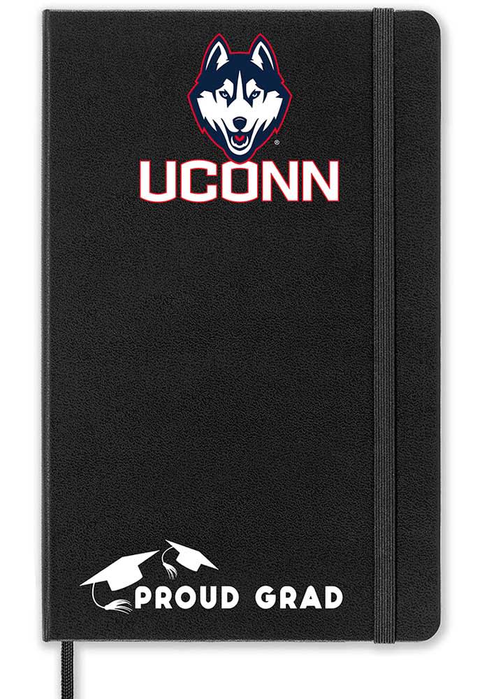 UConn Huskies BLACK Proud Grad team logo Notebook and Folder - 29523932