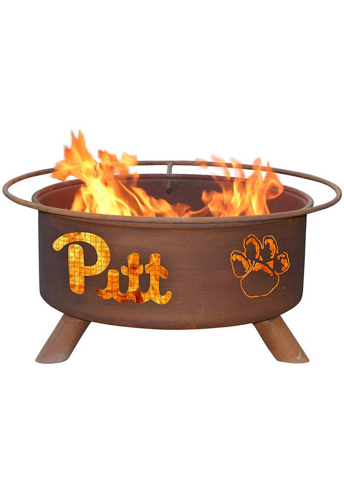 Pitt Panthers 30x16 Fire Pit - RUST