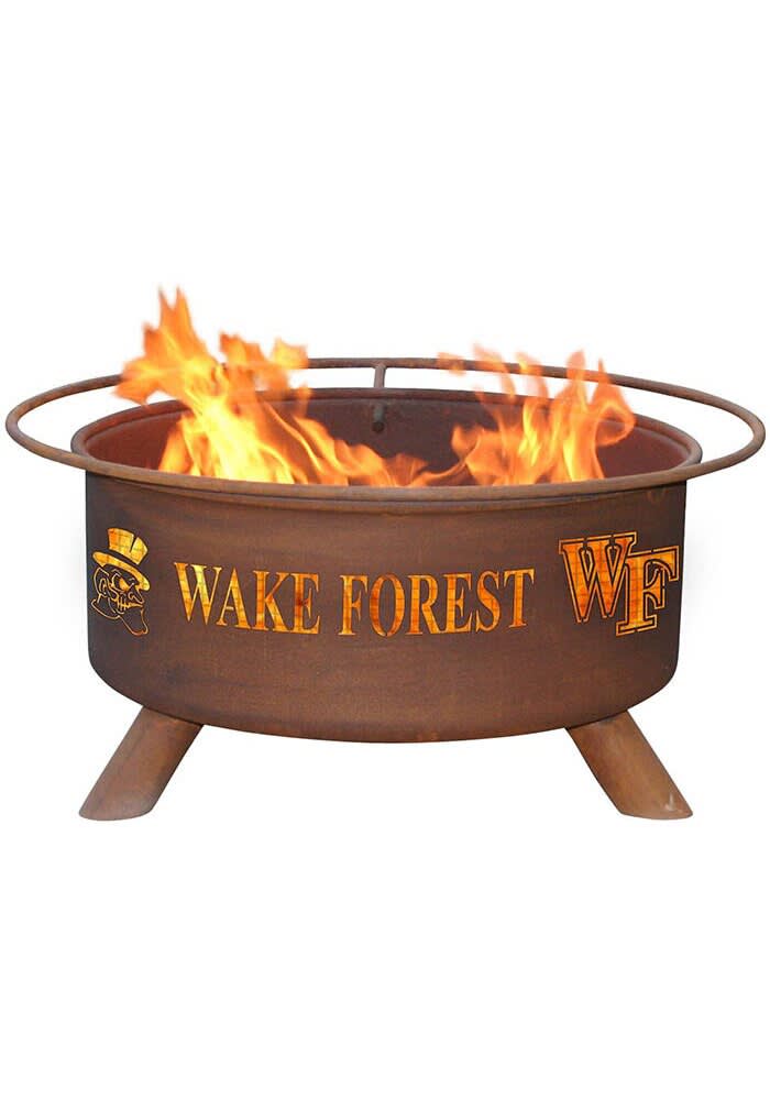 Wake Forest Demon Deacons 30x16 Fire Pit - Brown