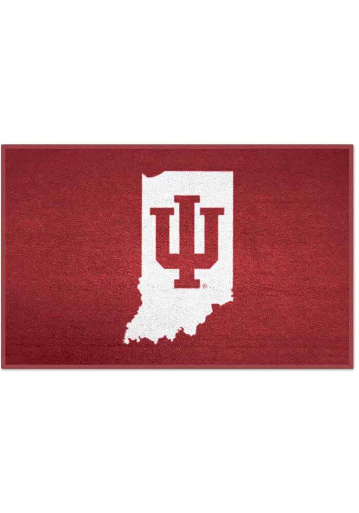 Indiana Hoosiers Logo Interior Rug Red - 300806648