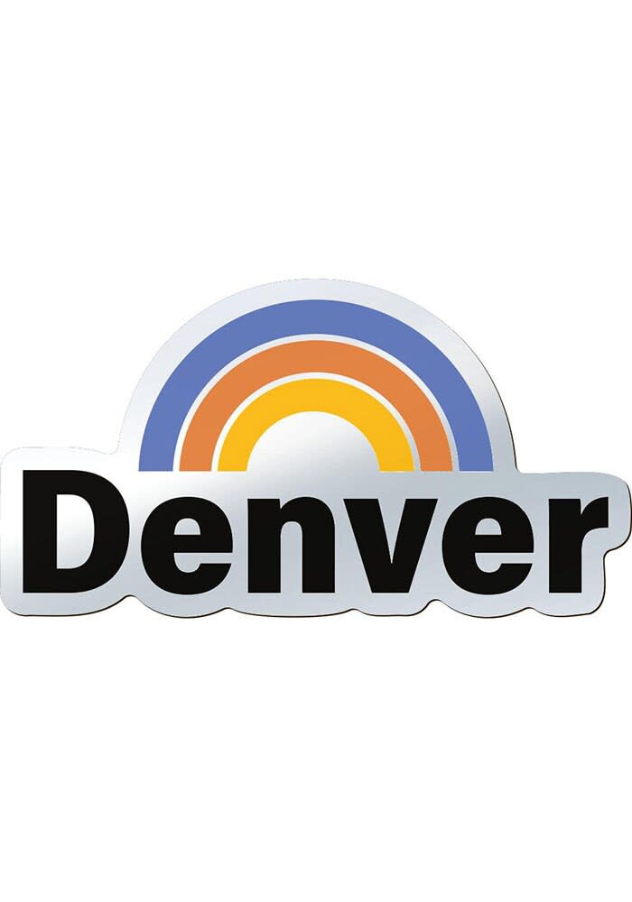 Denver Souvenir | Denver Stickers SILVER Rainbow Chrome - 30490055