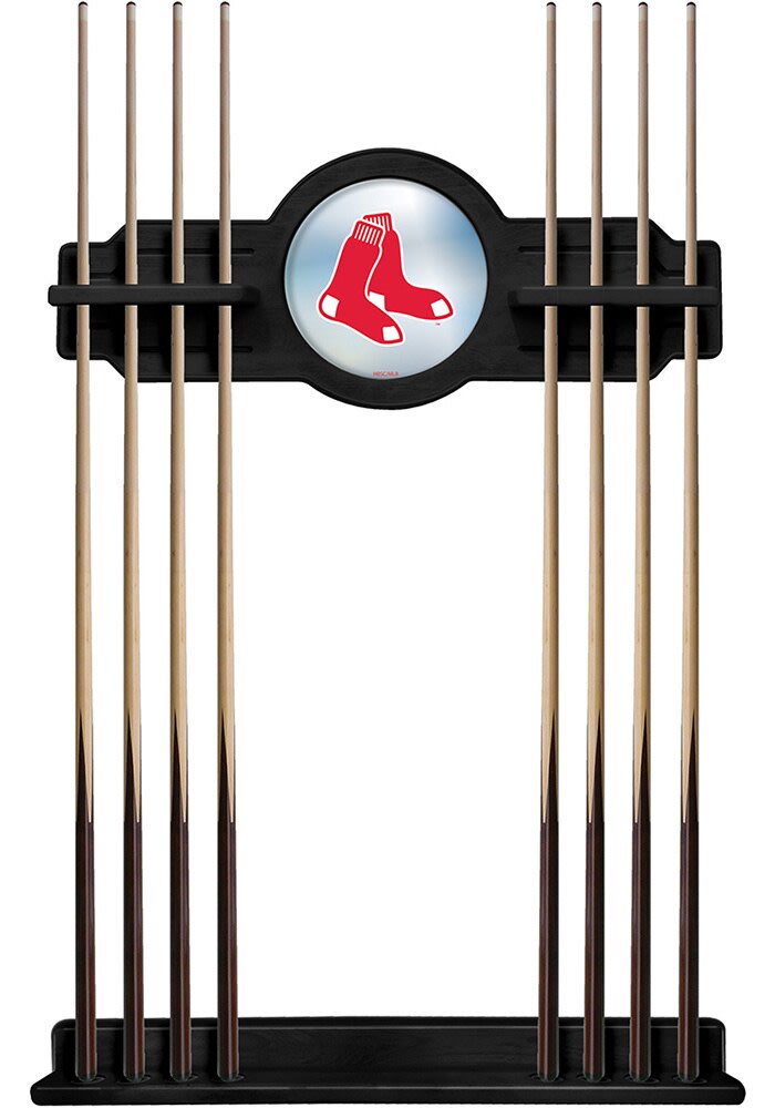 Boston Red Sox Solid Wood Cue Rack Pool Table BLACK - 30758164