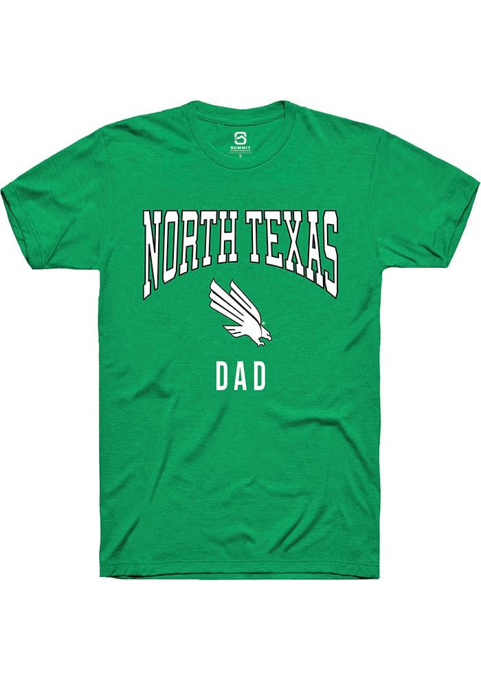 Summit Sportswear North Texas Mean Green KELLY Dad Short Sleeve T Shirt ...
