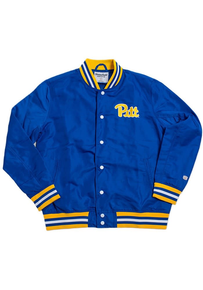Homefield Pitt Panthers Mens BLUE Bomber Light Weight Jacket - 318885999