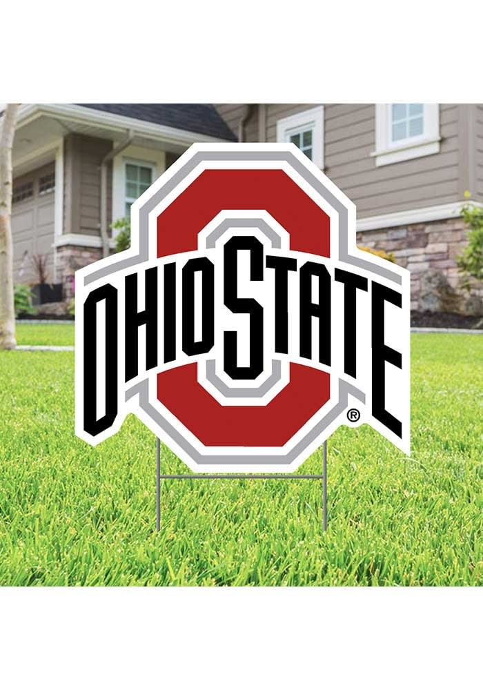 Ohio State Buckeyes SCARLET Team Yard Sign - 319161895