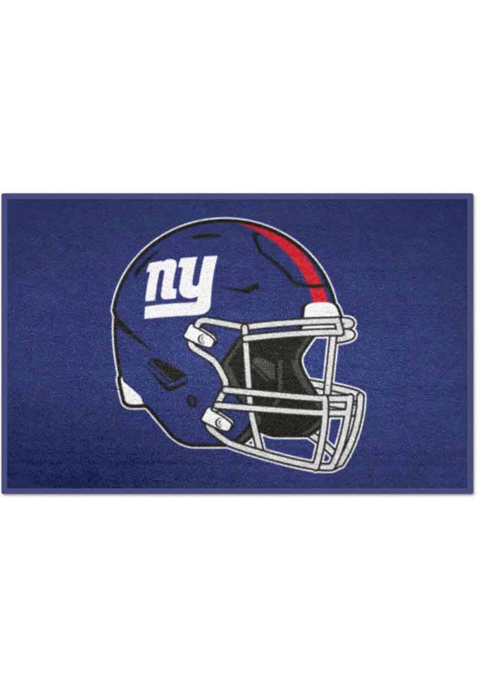 New York Giants Helmet Logo Interior Rug NAVY - 320550758