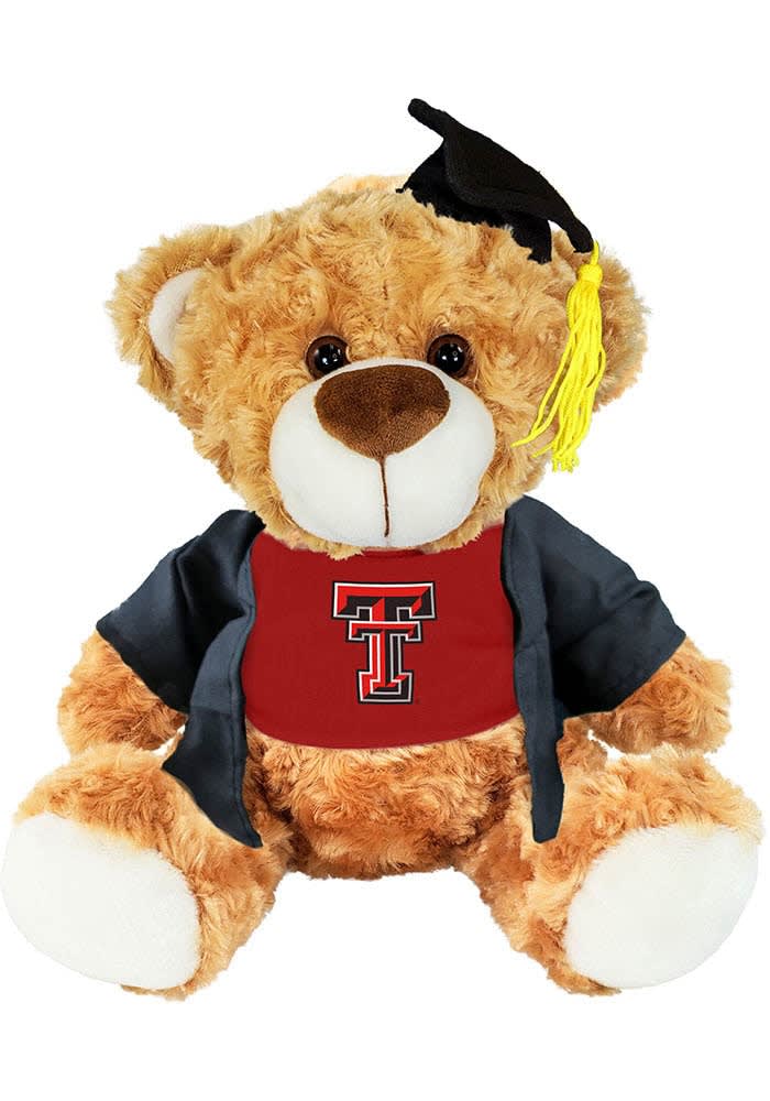 Texas Tech Red Raiders SCARLET 9.5in Graduation Bear Plush - 32280126