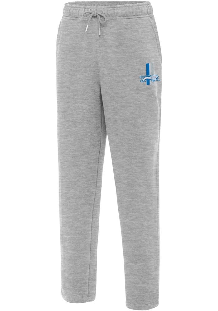 Detroit Lions Mens Antigua GREY Victory Sweatpant Sweatpants - 32314432