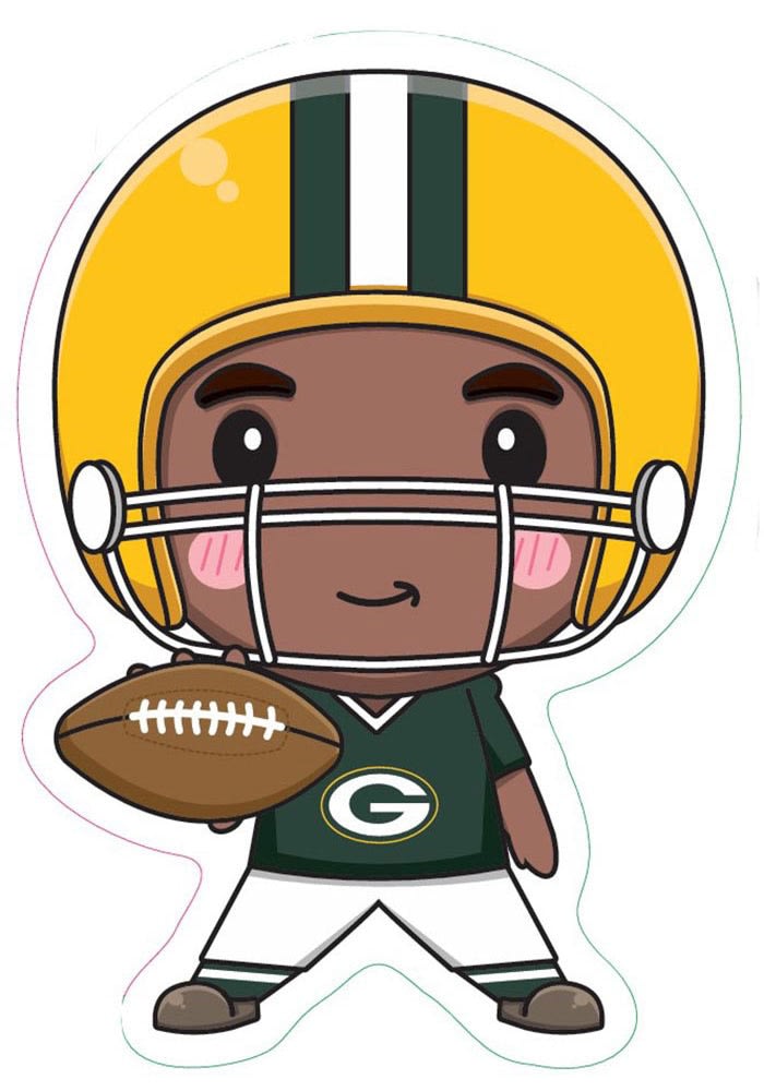 Green Bay Packers Souvenir | Green Bay Packers Stickers GREEN 3in ...