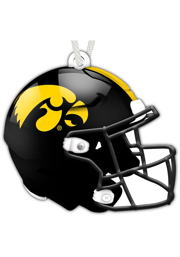 Iowa Hawkeyes BLACK Authentic Helmet Ornament - 32600893