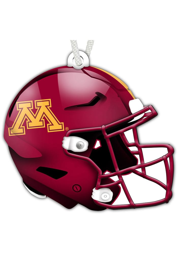 Minnesota Golden Gophers MAROON Authentic Helmet Ornament - 32600896