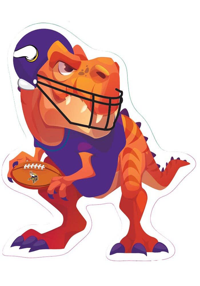 Minnesota Vikings Souvenir | Minnesota Vikings Stickers PURPLE 3in ...