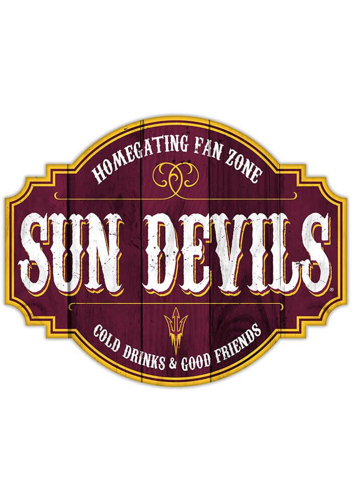 Arizona State Sun Devils 24 Inch Homegating Tavern Sign MAROON - 326200536