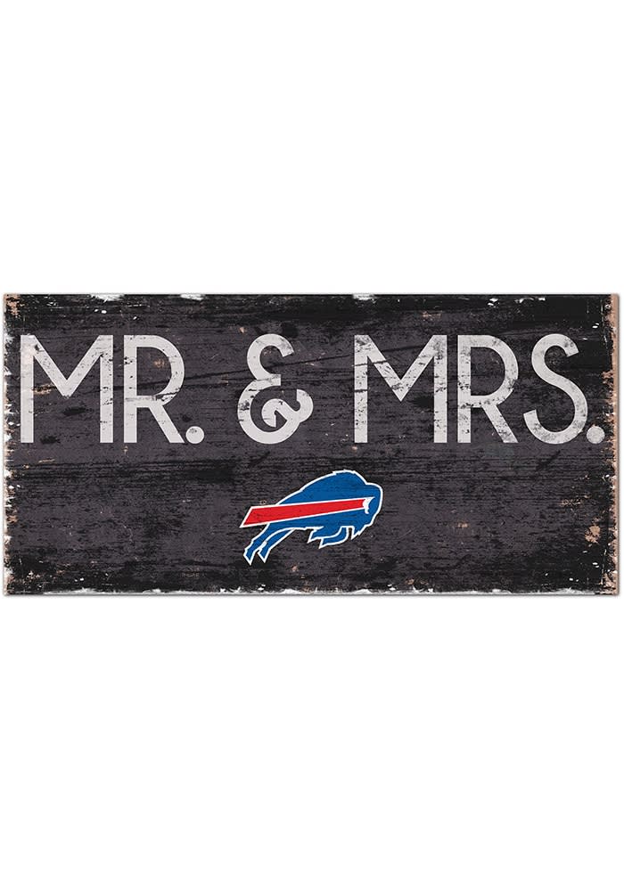 Buffalo Bills Mr and Mrs Sign Blue - 326200939