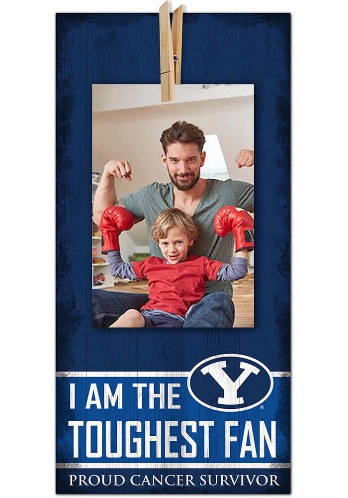 BYU Cougars The Toughest Fan Sign NAVY - 326201673