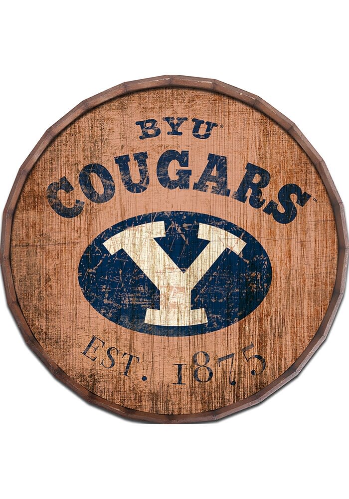 BYU Cougars Established Dated Sign NAVY - 326201886