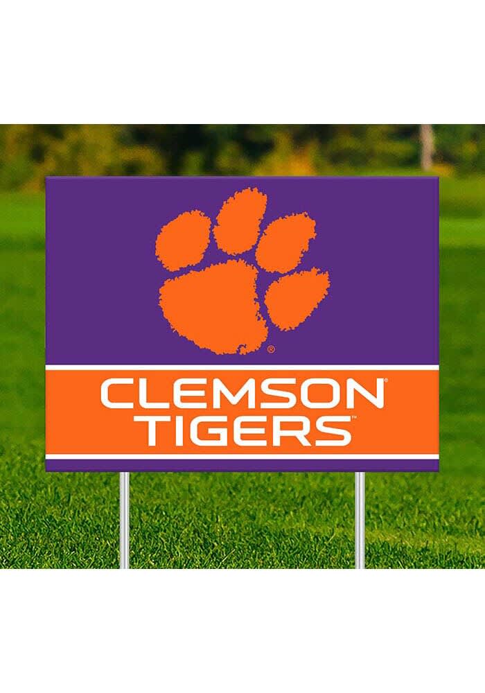 Clemson Tigers ORANGE Team Yard Sign - 326202056