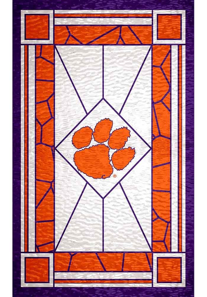 Clemson Tigers Stained Glass Sign ORANGE - 326202106