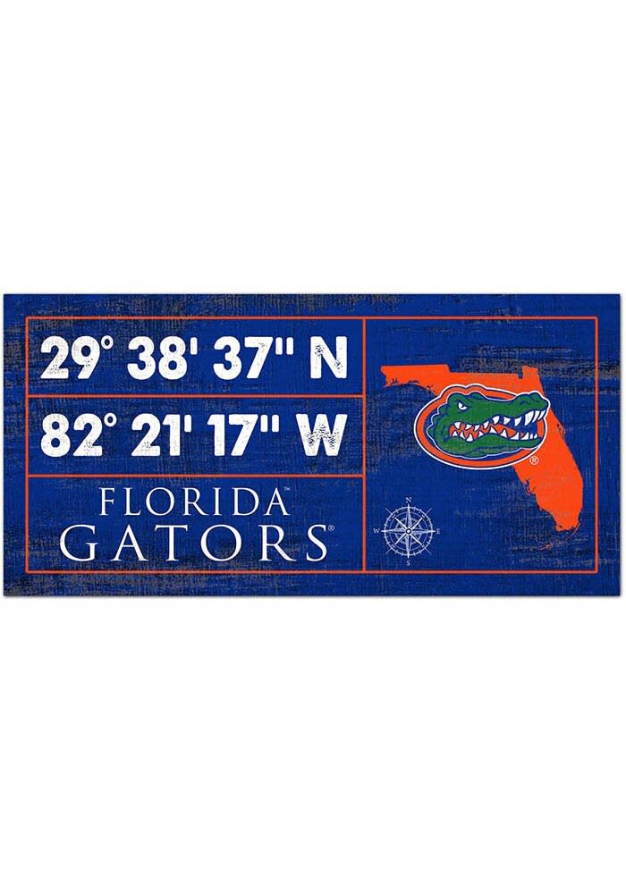 Florida Gators Horizontal Coordinate Sign ORANGE - 326202491