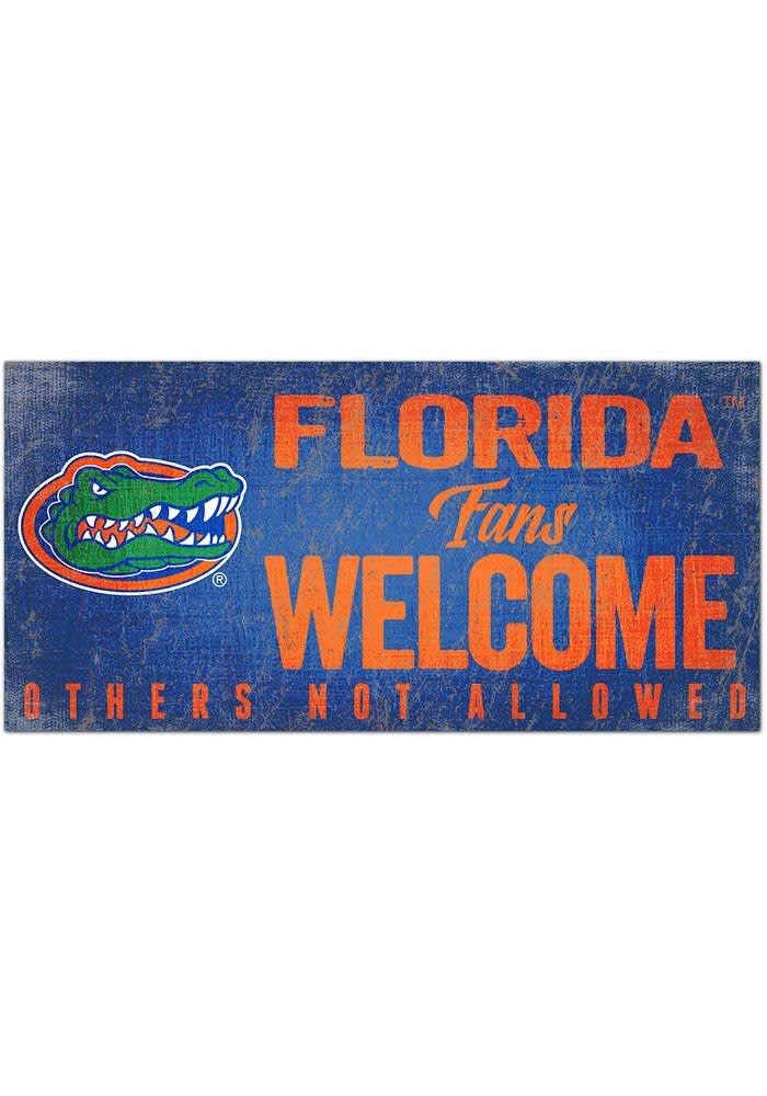 Florida Gators Fans Welcome 6x12 Sign ORANGE - 326202519