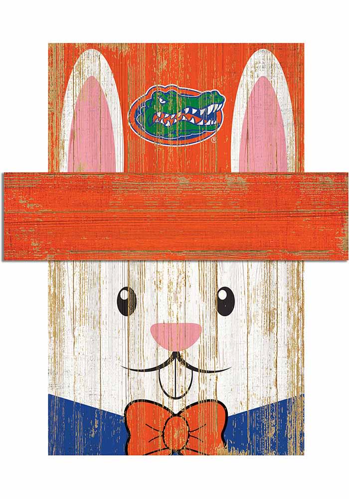 Florida Gators Easter Bunny Head Sign ORANGE - 326202690
