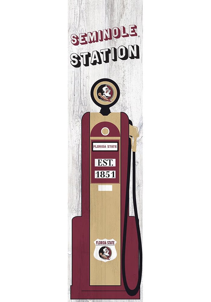 Florida State Seminoles Retro Pump Leaner Sign MAROON - 326203012