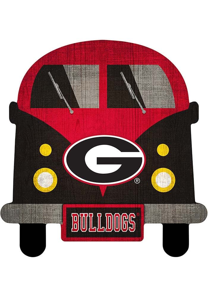 Georgia Bulldogs Team Bus Sign Red - 326203541