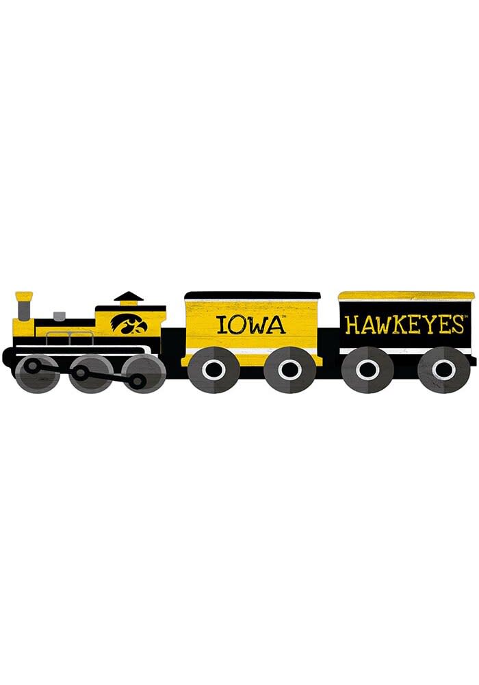 Iowa Hawkeyes Train Cutout Sign BLACK - 326204114