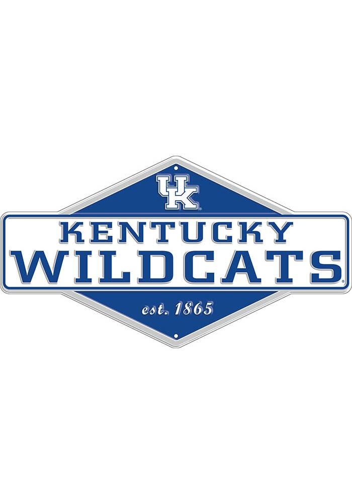 Kentucky Wildcats Diamond Panel Sign BLUE - 326205040