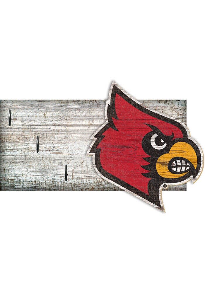 Louisville Cardinals Key Holder Sign Red - 326205422