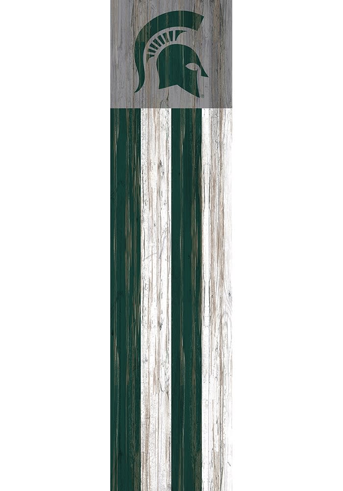 Michigan State Spartans 24 Inch Flag Leaner Sign GREEN - 326206298