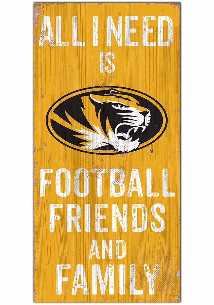 Missouri Tigers Football Friends and Family Sign BLACK - 326206974