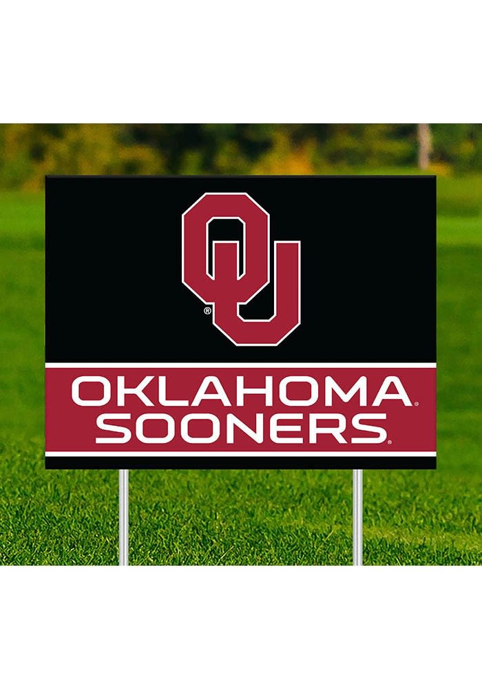 Oklahoma Sooners Red Team Yard Sign - 326208671
