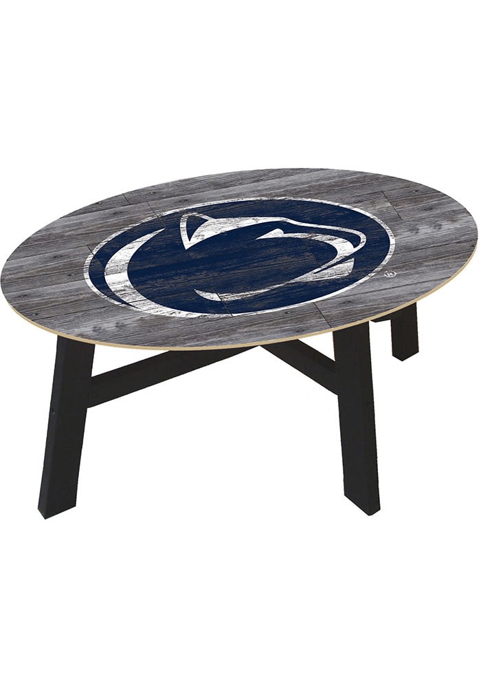 Penn State Nittany Lions Blue Distressed Wood Coffee Table - 326210132