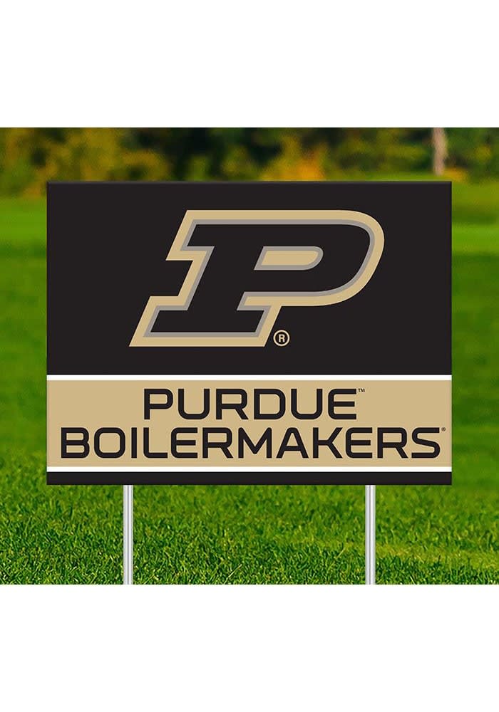 Purdue Boilermakers BLACK Team Yard Sign - 326210256