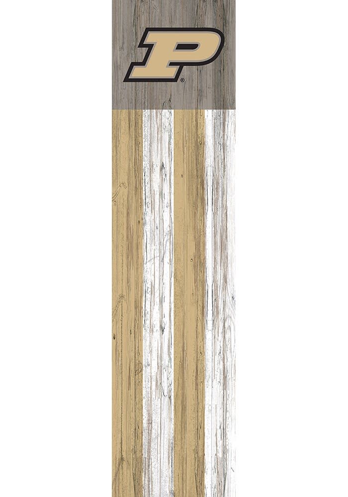 Purdue Boilermakers BLACK 24 Inch Flag Leaner Sign - 326210290