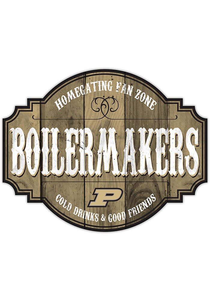 Purdue Boilermakers BLACK 24 Inch Homegating Tavern Sign - 326210361
