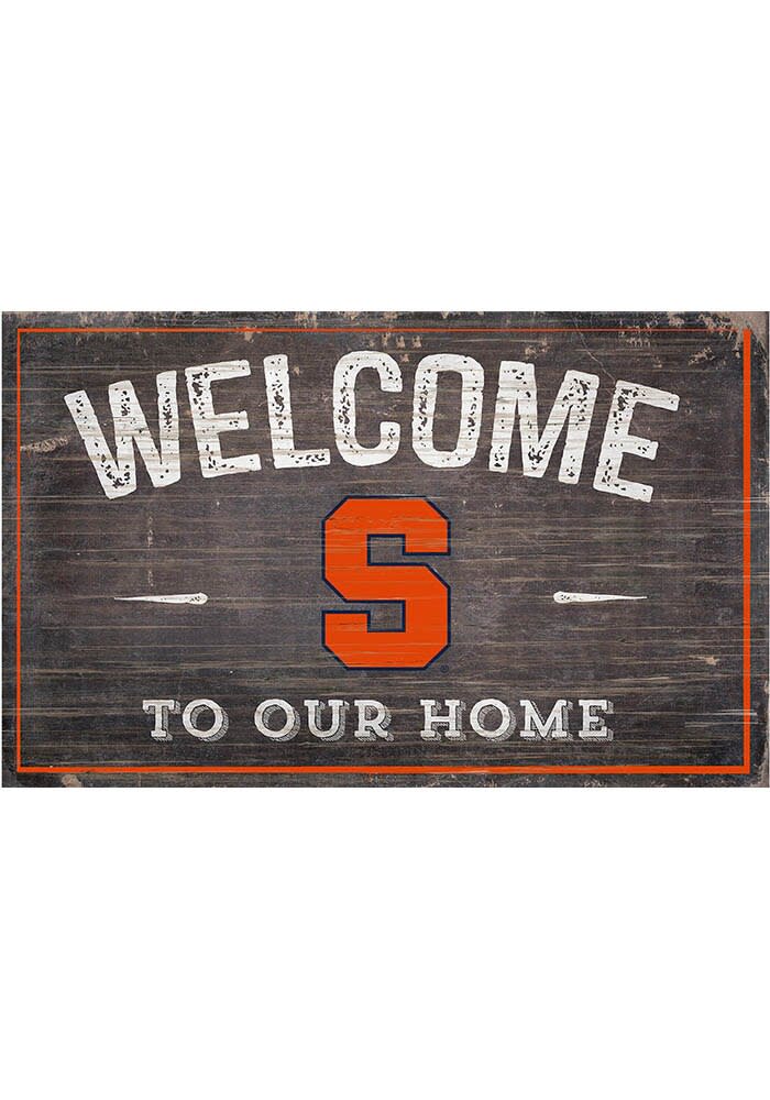 Syracuse Orange Welcome to our Home Sign ORANGE - 326210843