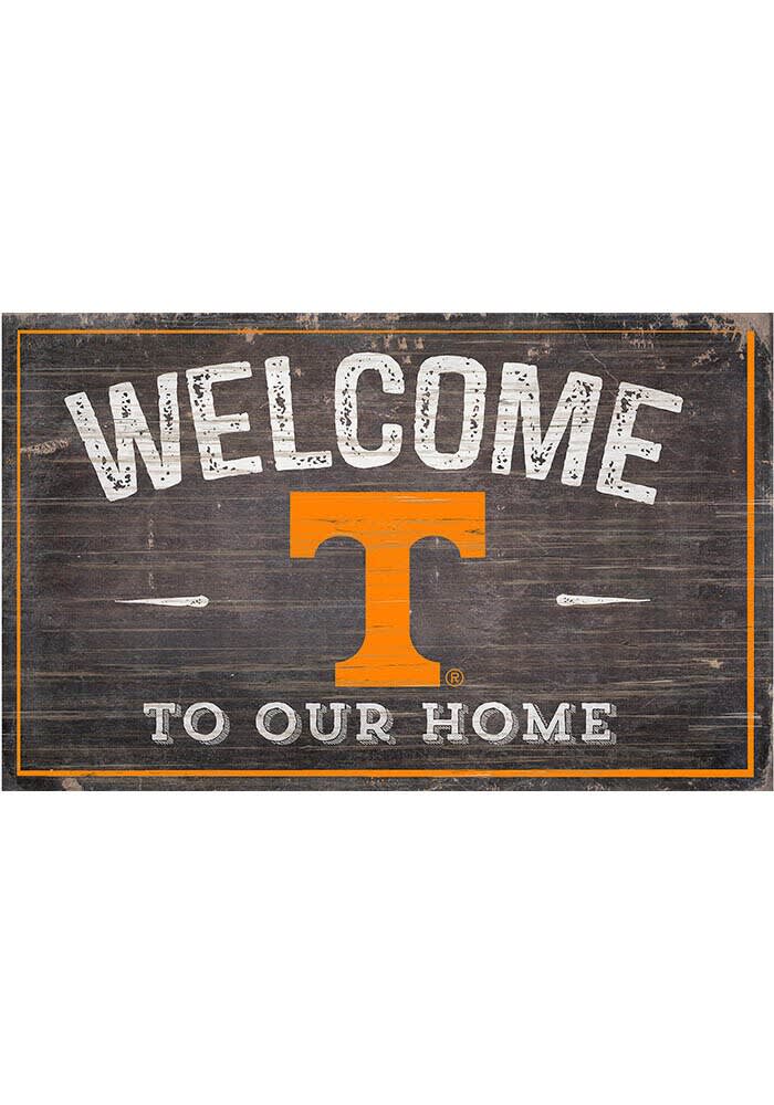 Tennessee Volunteers Welcome to our Home Sign ORANGE - 326211380