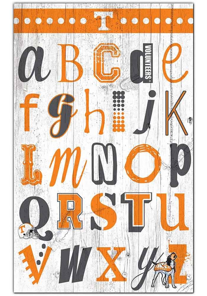 Tennessee Volunteers Alphabet Sign ORANGE - 326211396