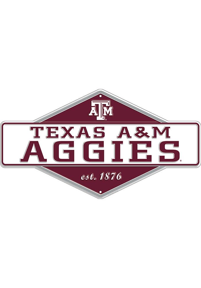 Texas A&M Aggies Diamond Panel Sign MAROON - 326211525