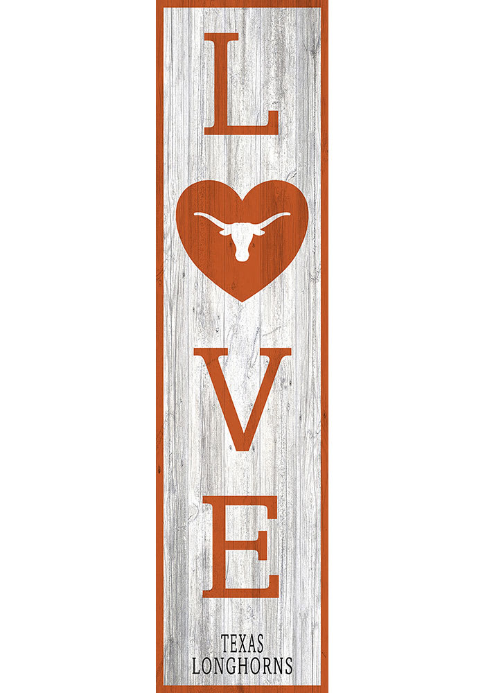 Texas Longhorns 48 Inch Love Leaner Sign BURNTORANGE - 326211987